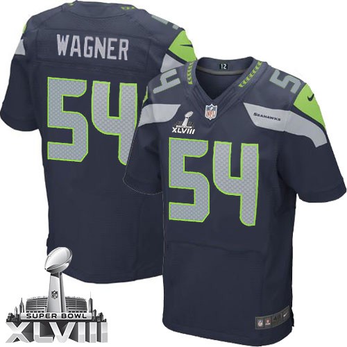 NFL Bobby Wagner Seattle Seahawks Elite Team Color Home Super Bowl ...