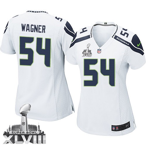 NFL Bobby Wagner Seattle Seahawks Women's Game Road Super Bowl XLVIII ...